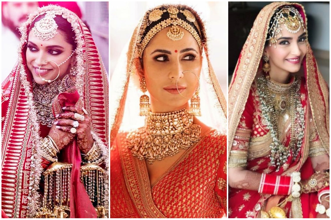 Top 5 Bollywood Heroines who wore Red Colored Lehenga in their wedding ...